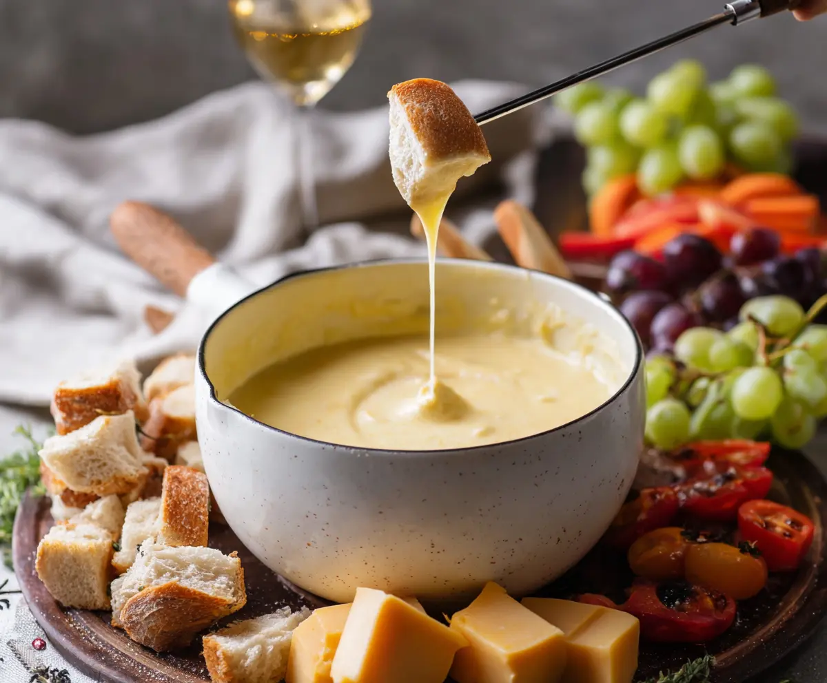 Cheese Fondue Recipe | Easy & Delicious