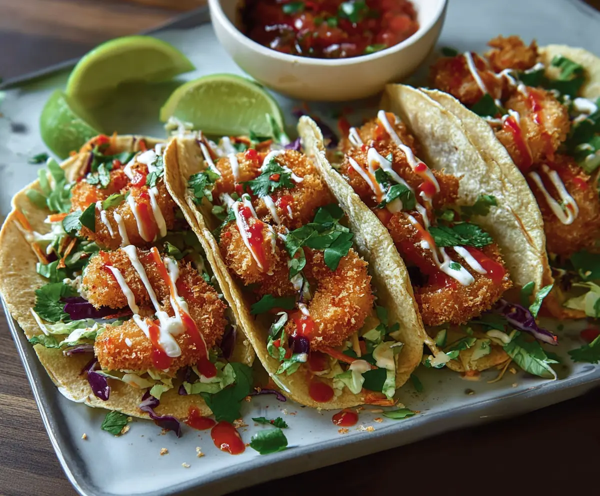 Crispy Coconut Shrimp Tacos Recipe | Easy & Delicious